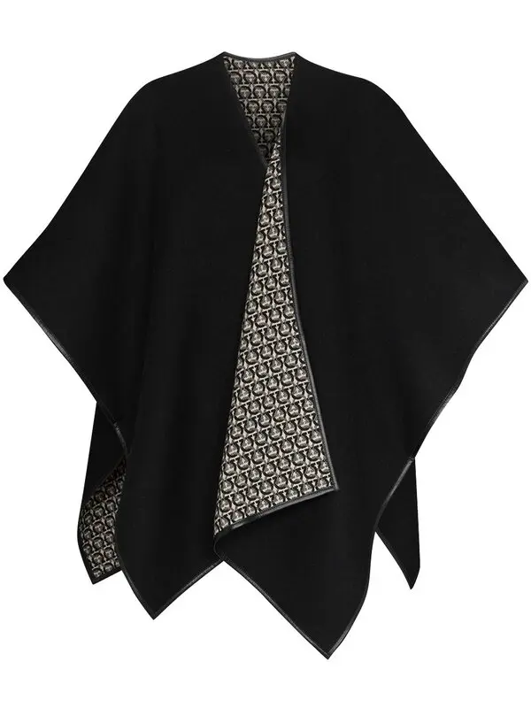 FERRAGAMO Gancini Jacquard Cape