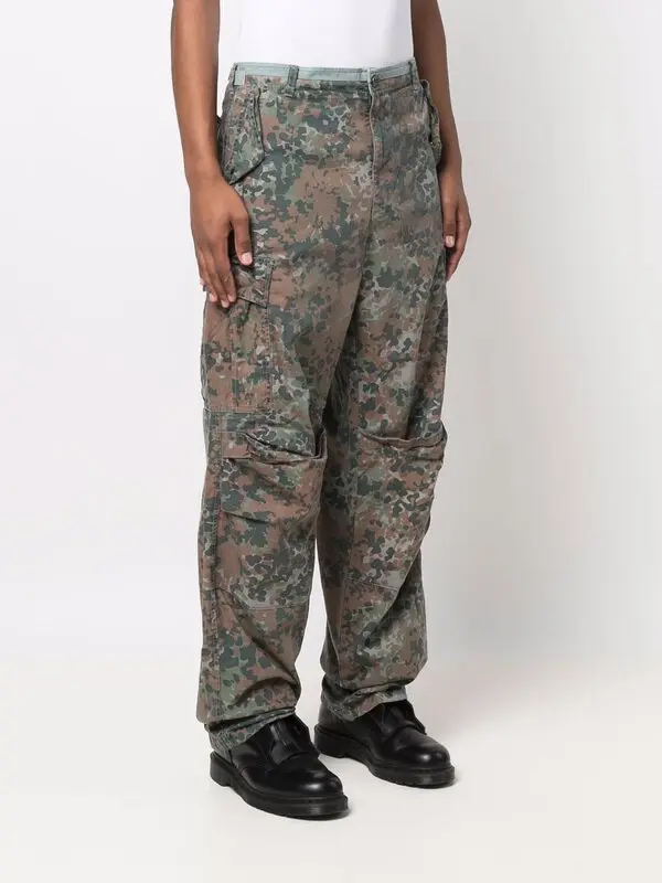 DIESEL® Camouflage Print Cargo Trousers