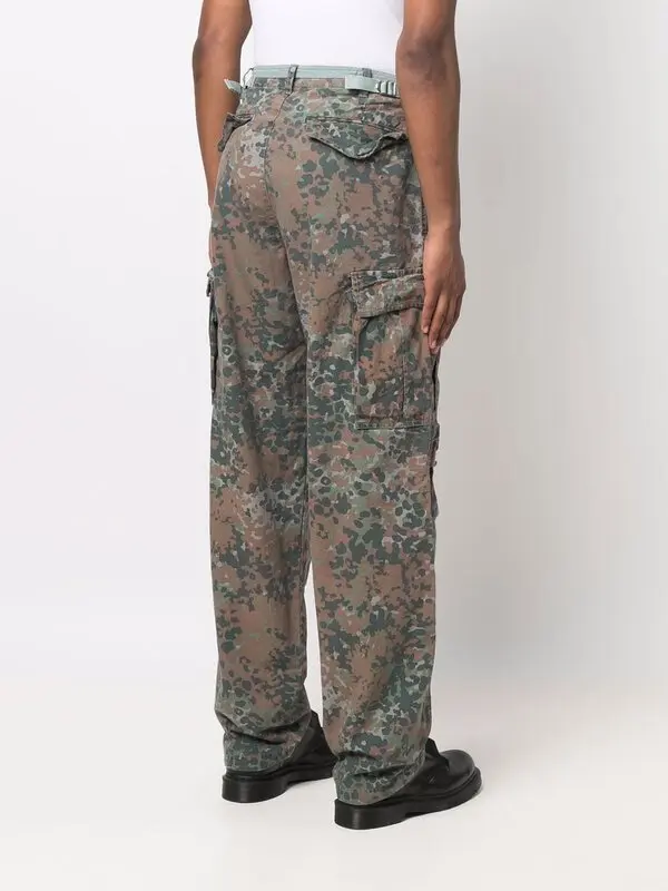 DIESEL® Camouflage Print Cargo Trousers