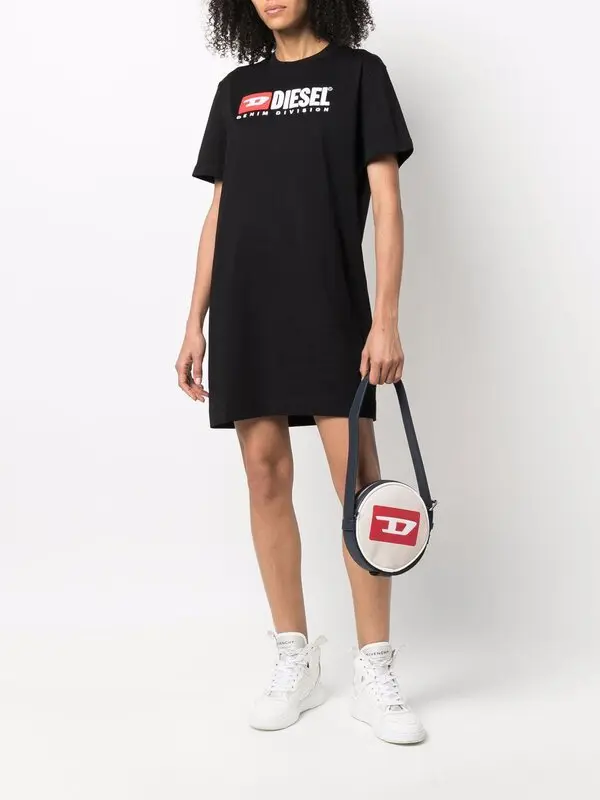 DIESEL® Logo-print Circle Shoulder Bag