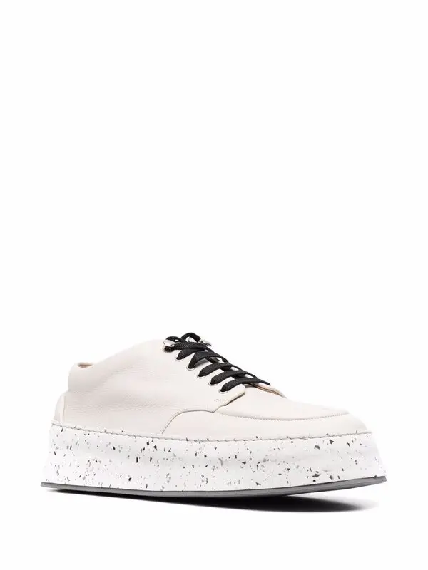 Marsèll Leather Lace-up Derby Shoes - White