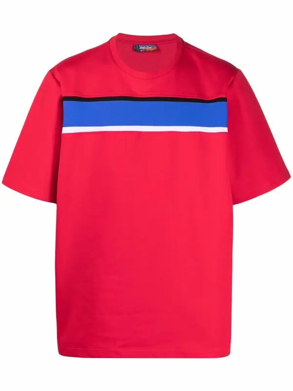 JUST DON Striped Band Short-sleeve T-shirt