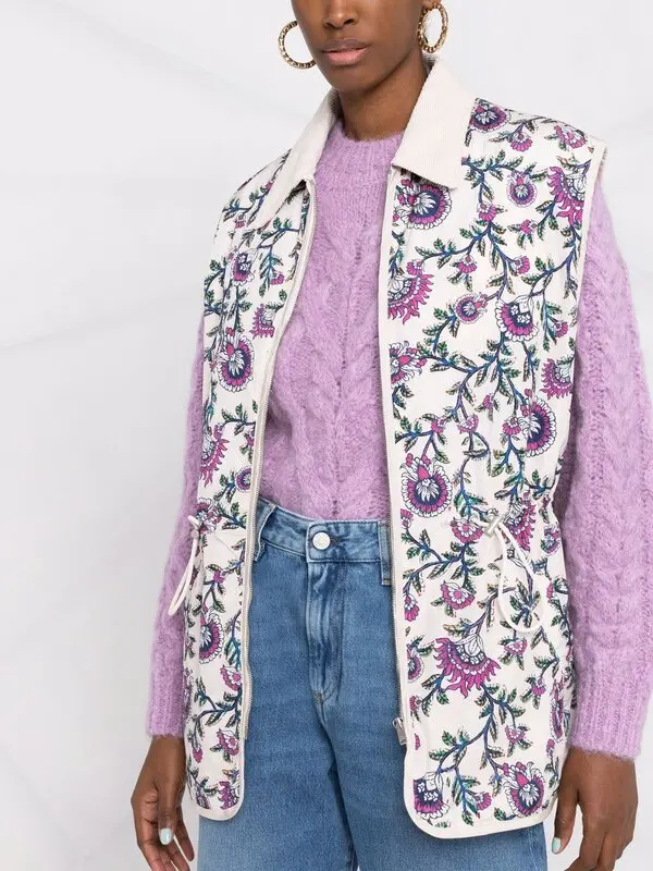 Isabel Marant Floral-print Gilet