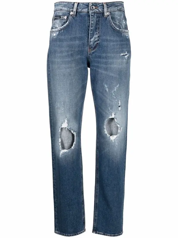 Dolce & Gabbana Distressed Boyfriend Jeans