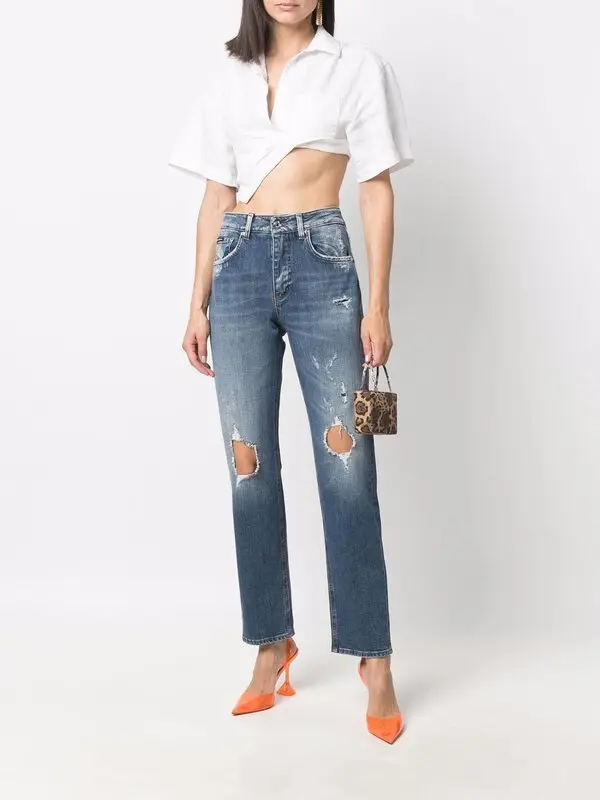 Dolce & Gabbana Distressed Boyfriend Jeans