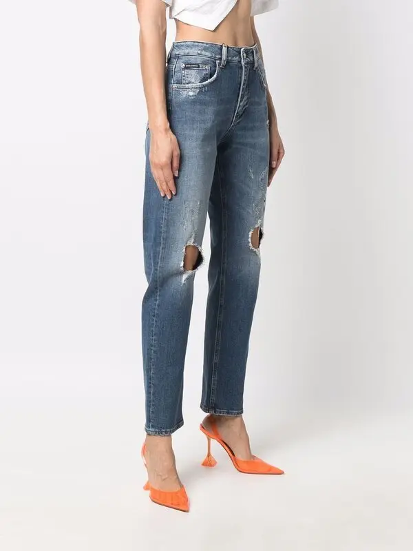 Dolce & Gabbana Distressed Boyfriend Jeans
