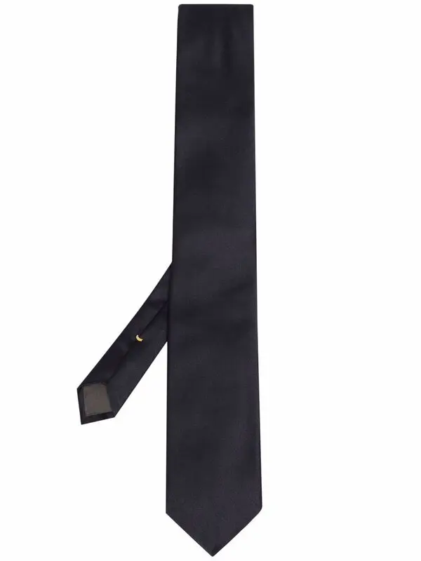 Canali Textured Silk Tie - Blue