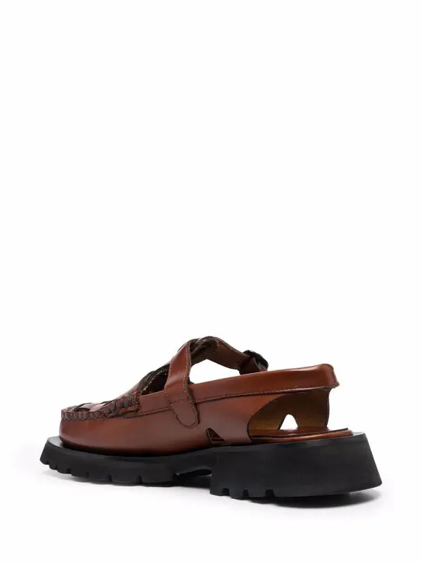 Hereu Cranc Sport Woven Sandals - Brown