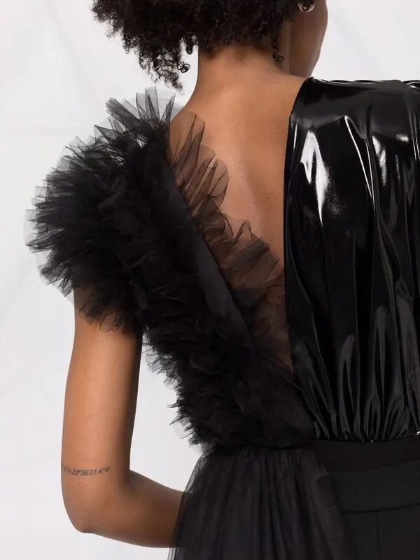 Alchemy Fashions X Lia Aram Ruffle-detail Bodysuit