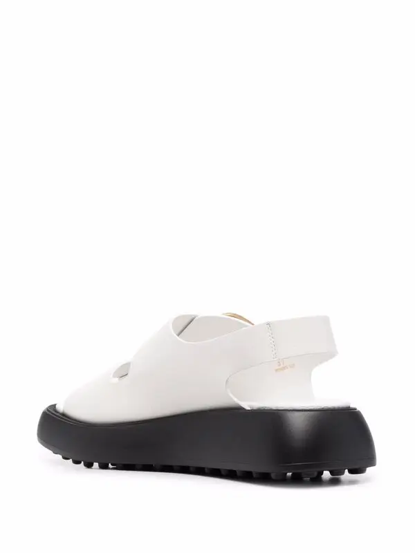 TOD'S Buckled Leather Sandals