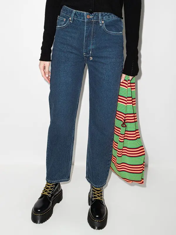 Ksubi Brooklyn Bluebell Wide-leg Jeans