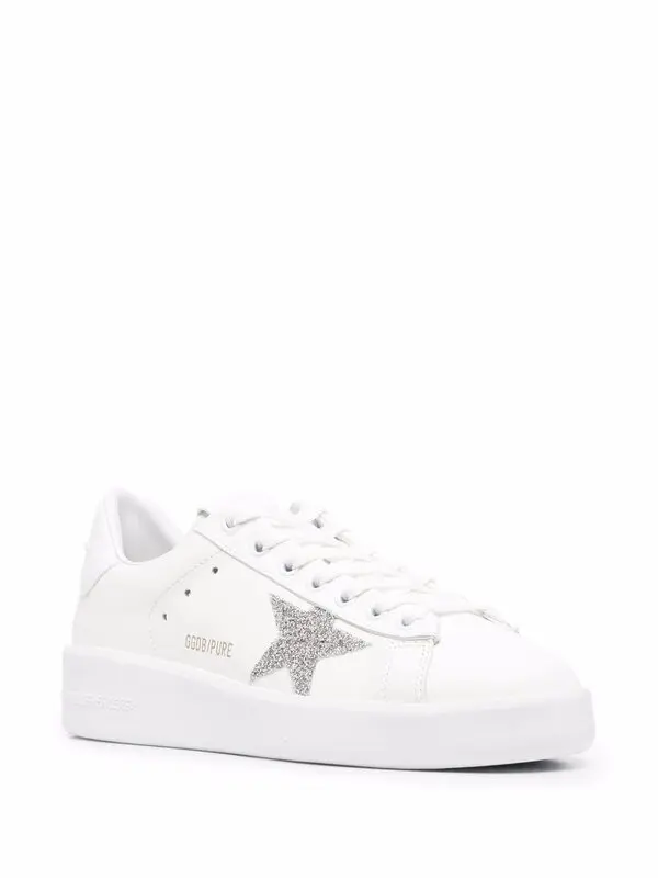 GOLDEN GOOSE Purestar Leather Sneakers - White