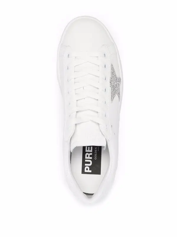 GOLDEN GOOSE Purestar Leather Sneakers - White