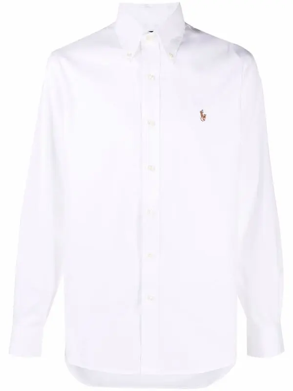 Polo Ralph Lauren Polo Pony Button-down Oxford Shirt - White