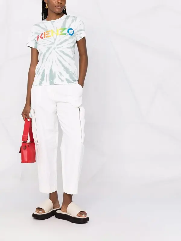 Kenzo Logo-print Tie-dye T-shirt