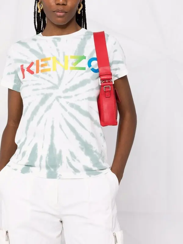 Kenzo Logo-print Tie-dye T-shirt