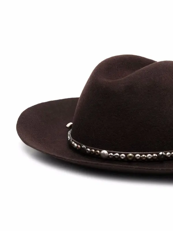 GOLDEN GOOSE Studded-strap Hat