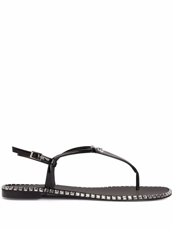 GIUSEPPE ZANOTTI Bellatriks Studded Sandals - Black