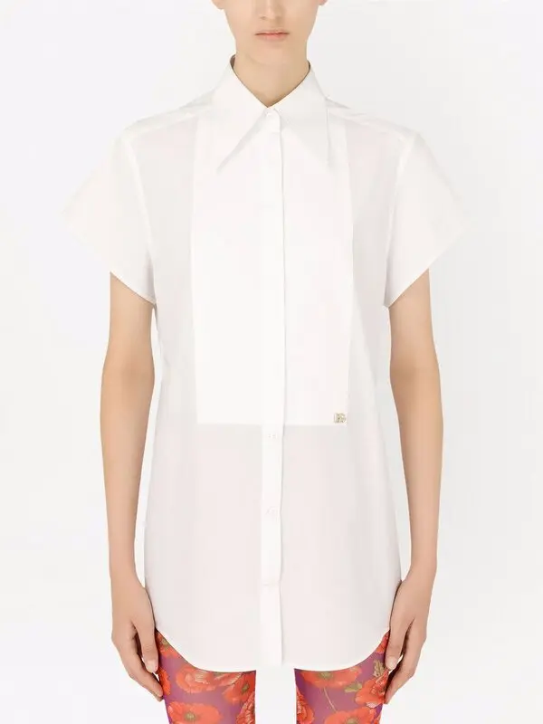 Dolce & Gabbana Dg-logo Poplin Shirt