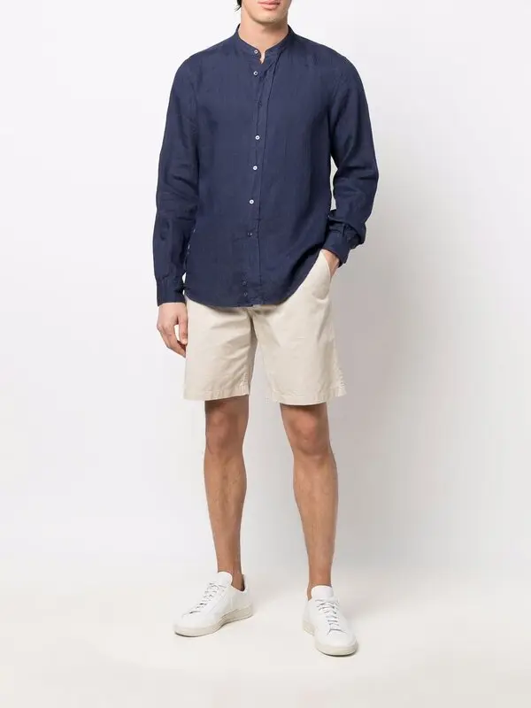 Aspesi Bruce Linen Shirt - Blue
