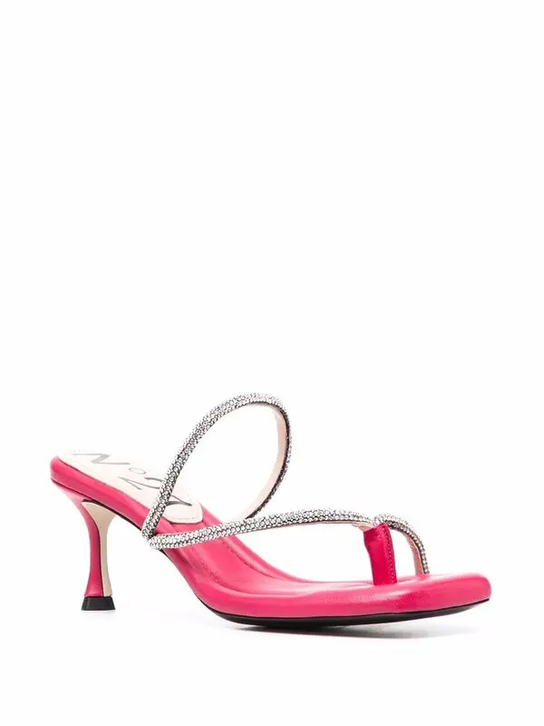 N°21 Crystal-embellished Strappy Sandals