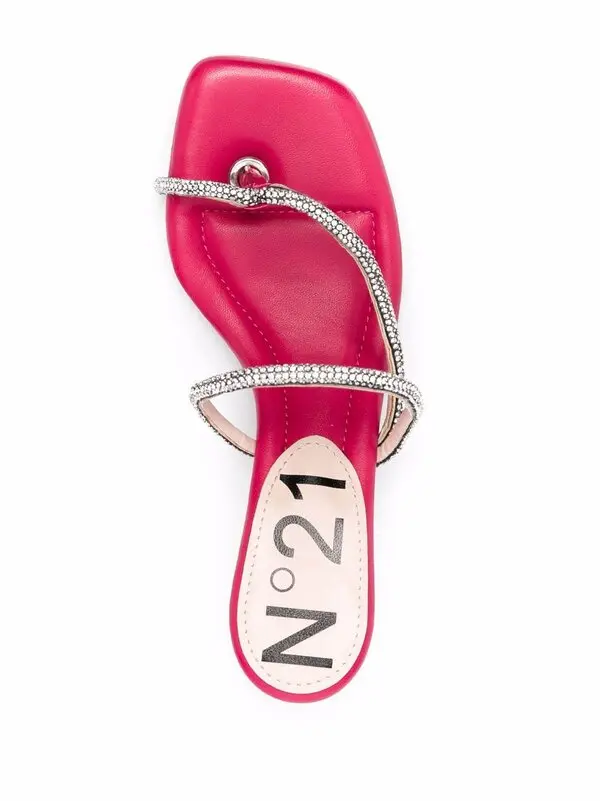 N°21 Crystal-embellished Strappy Sandals