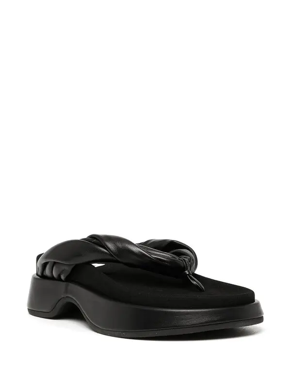 REIKE NEN Twist-strap Platform Flip-flops