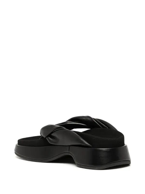 REIKE NEN Twist-strap Platform Flip-flops