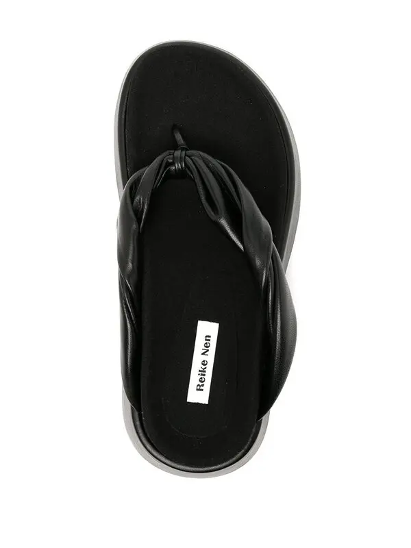 REIKE NEN Twist-strap Platform Flip-flops