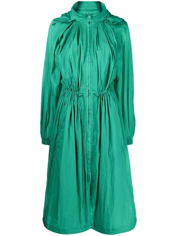 JUUN.J Ruched Hooded Dress