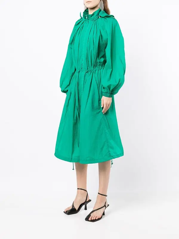 JUUN.J Ruched Hooded Dress