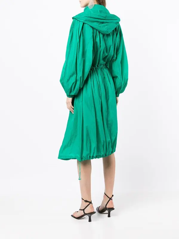 JUUN.J Ruched Hooded Dress