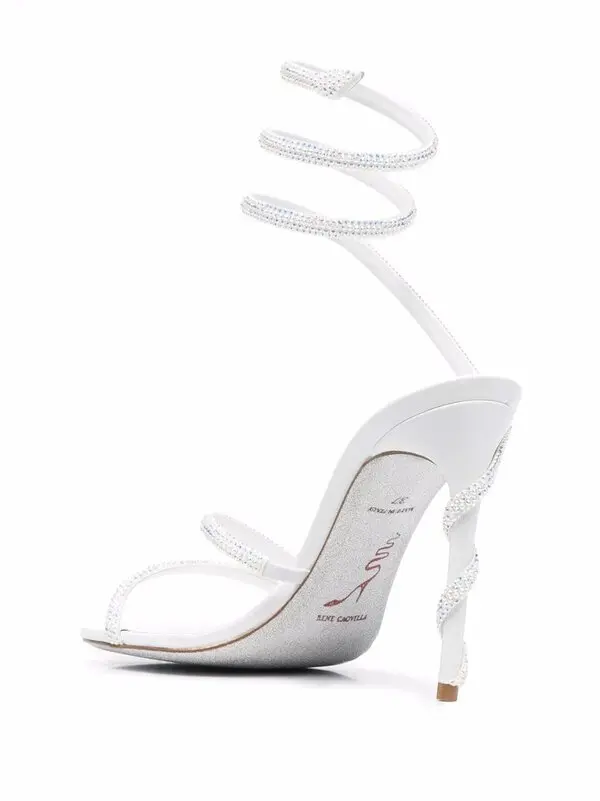 Rene Caovilla 120mm Cecile Rhinestone Sandals