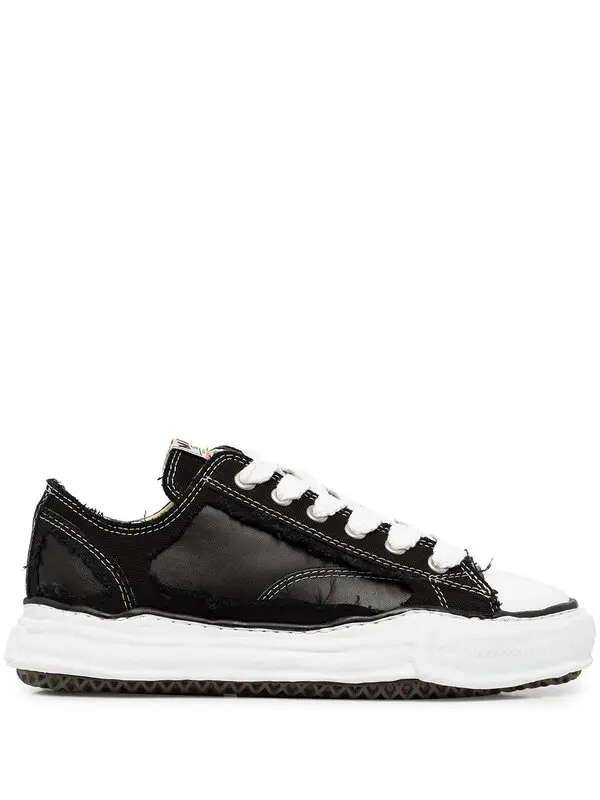 Mihara Yasuhiro Peterson Low Canvas Sneakers - Black