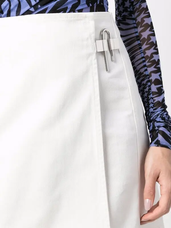 Givenchy Asymmetric Padlock Skirt