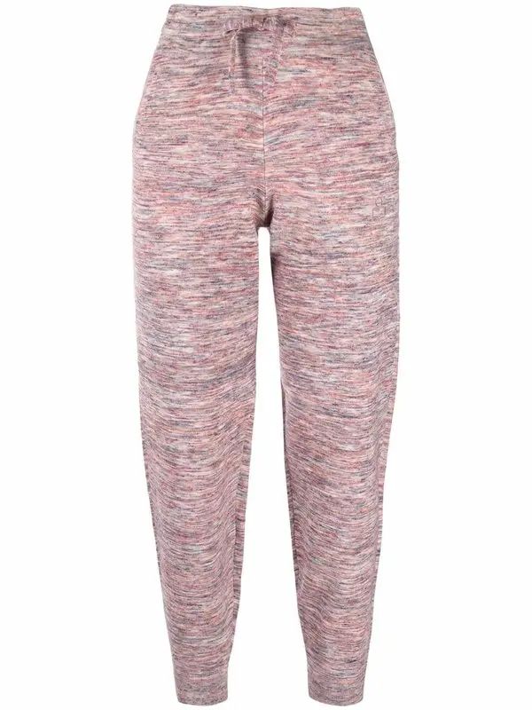 MARANT ETOILE Space Dye-print Track Pants - Pink