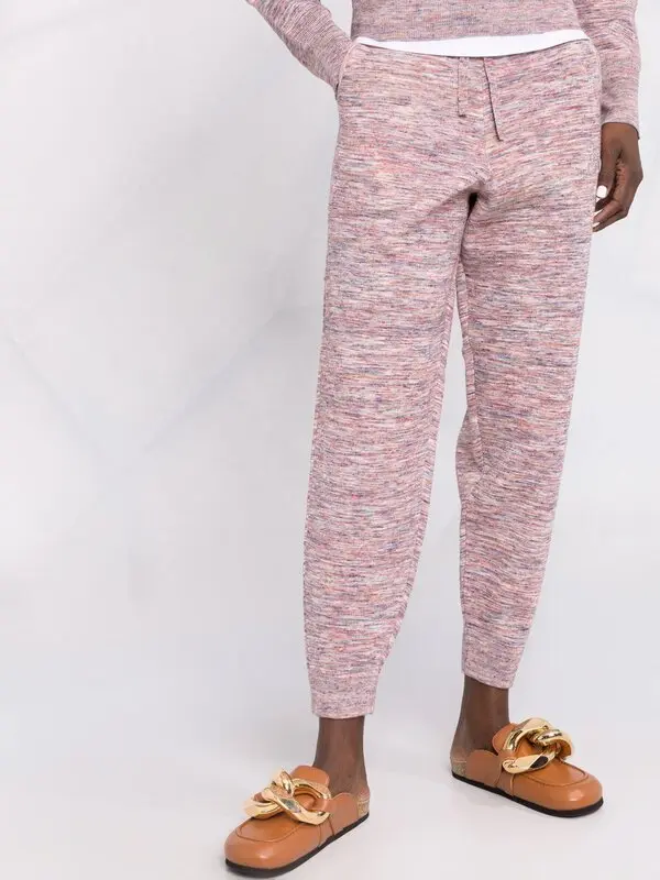 MARANT ETOILE Space Dye-print Track Pants - Pink