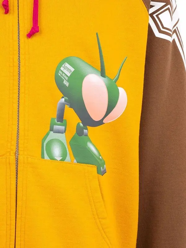 Supreme X Junya Watanabe Comme Des Garçons Zip-up Hoodie - Yellow