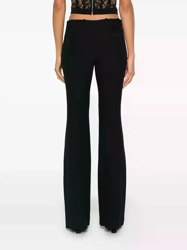 Alexander McQueen Bootcut Tailored Trousers - Black