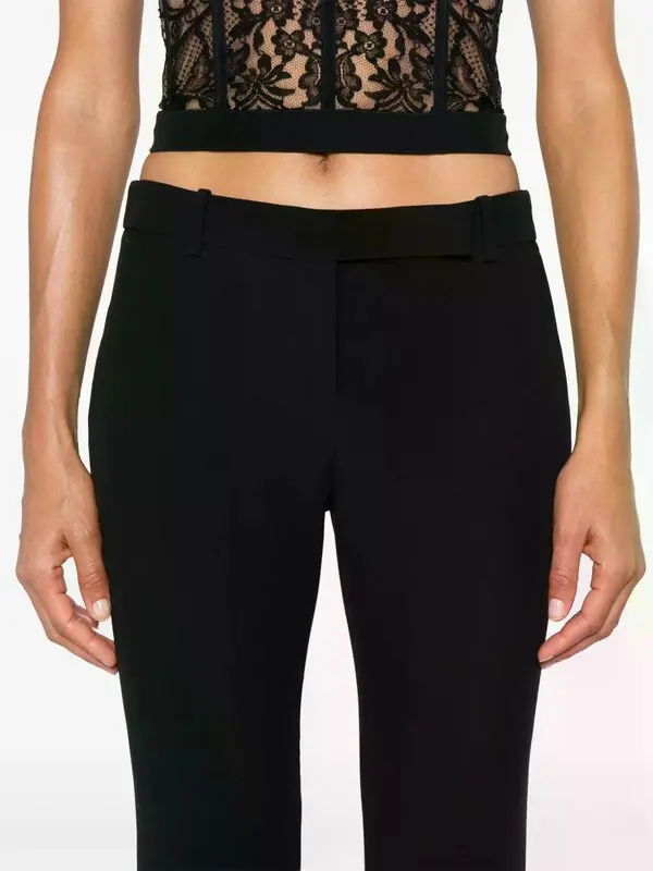 Alexander McQueen Bootcut Tailored Trousers - Black