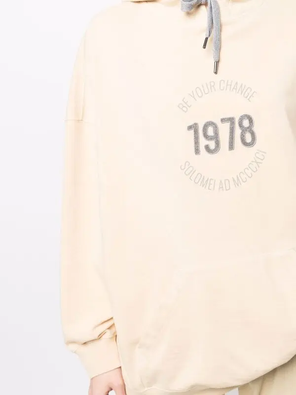 Brunello Cucinelli Logo-print Pullover Hoodie
