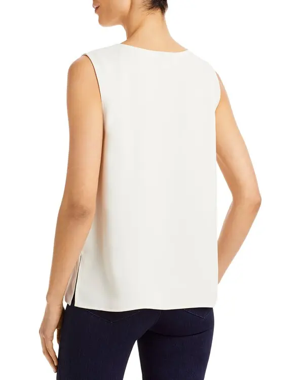 Caroline Rose Basic Tank Top - Ivory