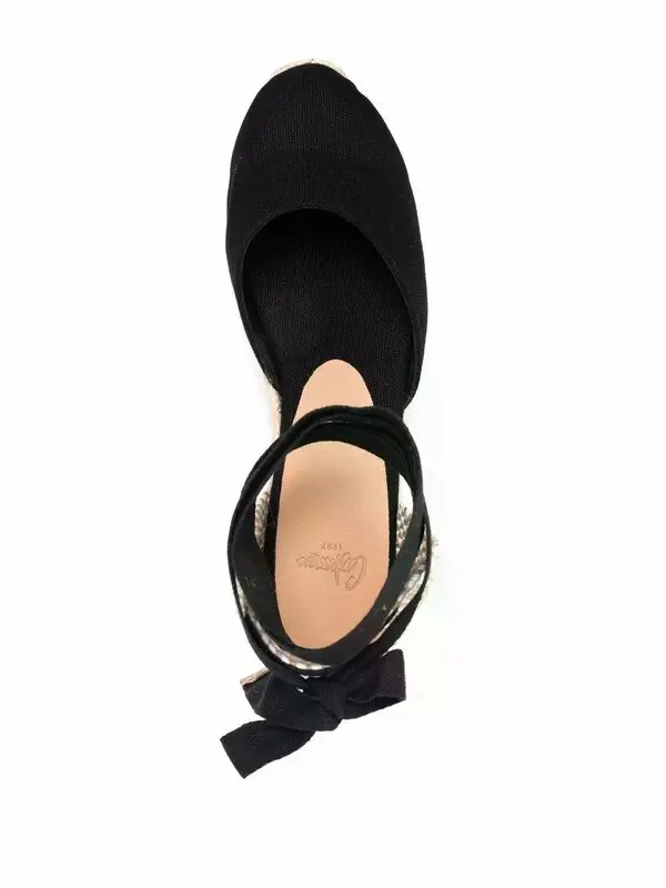 CastaÑer 50mm Carina Espadrilles - Black