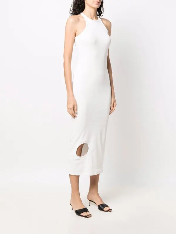 Off-White Meteor Sleeveless Dress - White