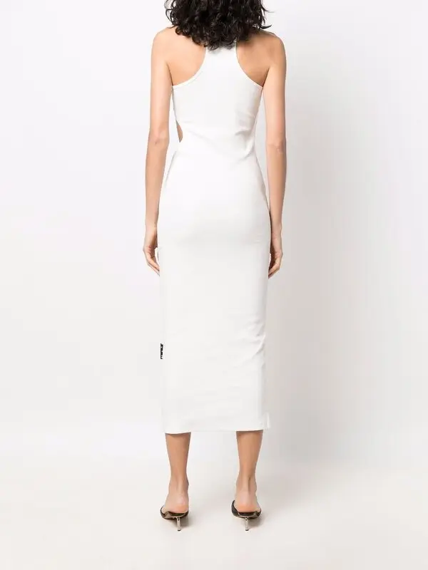 Off-White Meteor Sleeveless Dress - White