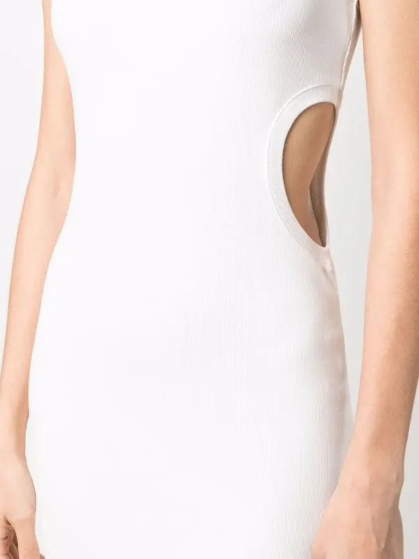 Off-White Meteor Sleeveless Dress - White