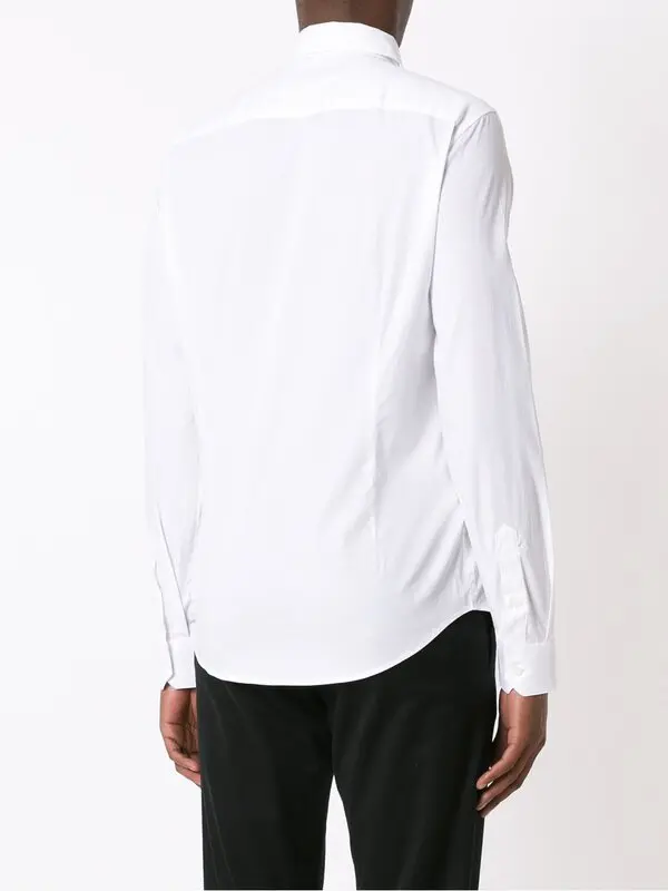 Armani Exchange Long-sleeve Cotton Shirt - White