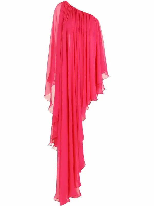 Dolce & Gabbana One-shoulder Draped Dress
