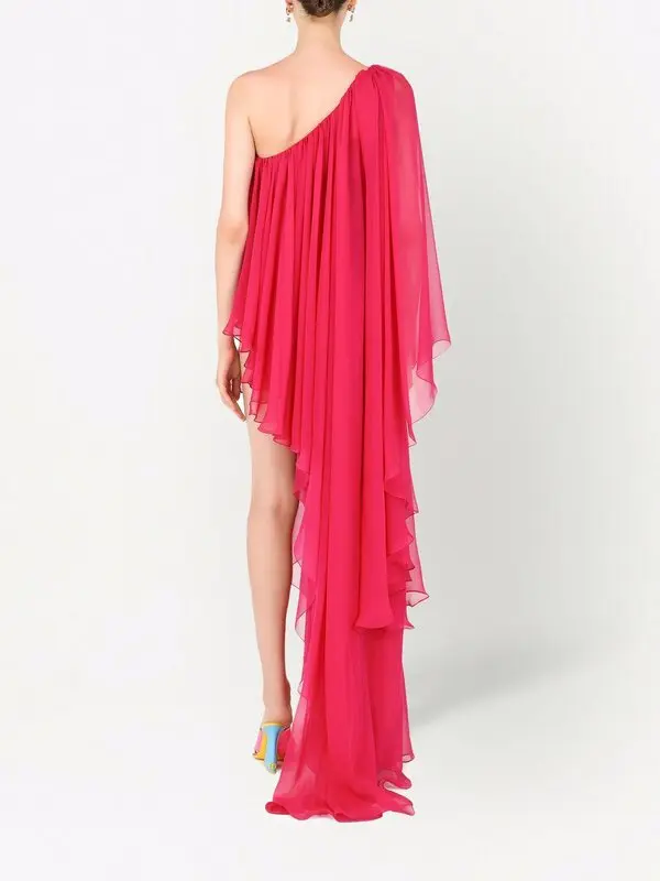 Dolce & Gabbana One-shoulder Draped Dress