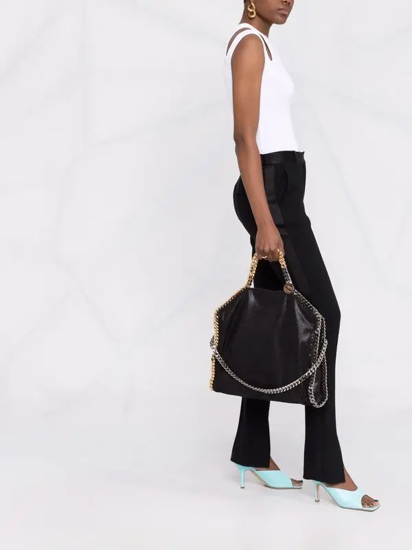Stella McCartney Falabella Fold-over Tote Bag - Black